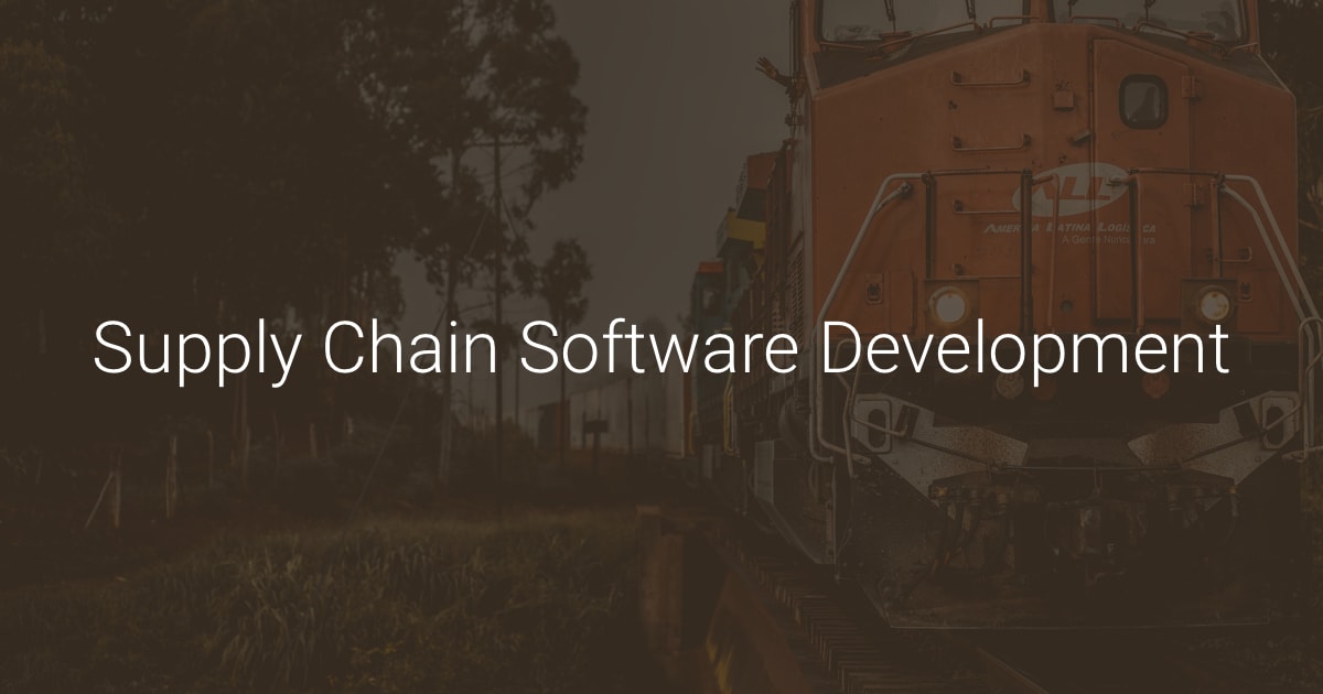 Supply Chain Management (SCM) Software Development Company