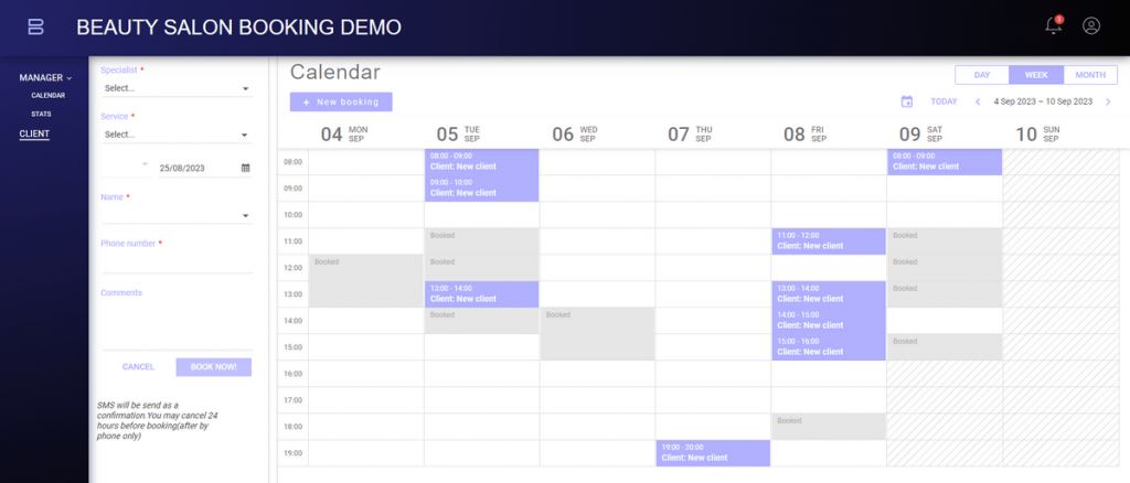 How We Developed an Online Booking System for the Chain of Salons - XB ...