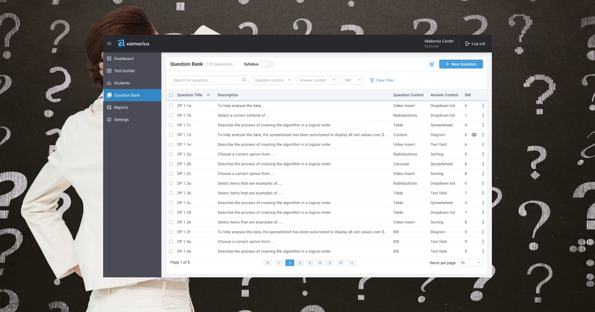 Question Bank Management System - XB Software