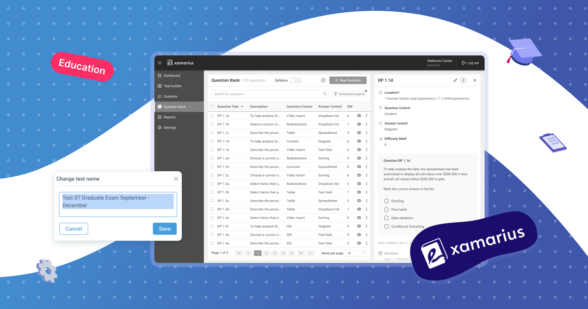 Back to School with Examarius: Introducing the New Question Bank ...