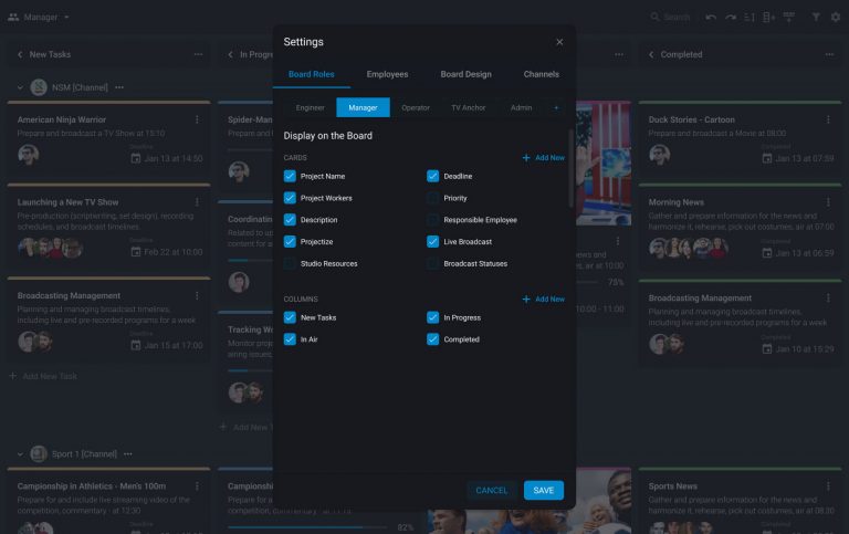 How Kanban JS Customization Optimizes TV Media Management - XB Software