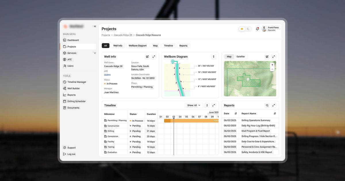 Cloud-Based Well Construction Management Software for Oil & Gas ...